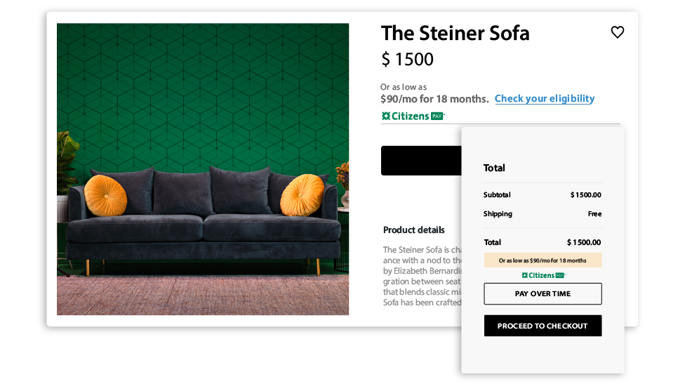 Buy Now, Pay Later | Citizens Pay for Merchants | Citizens